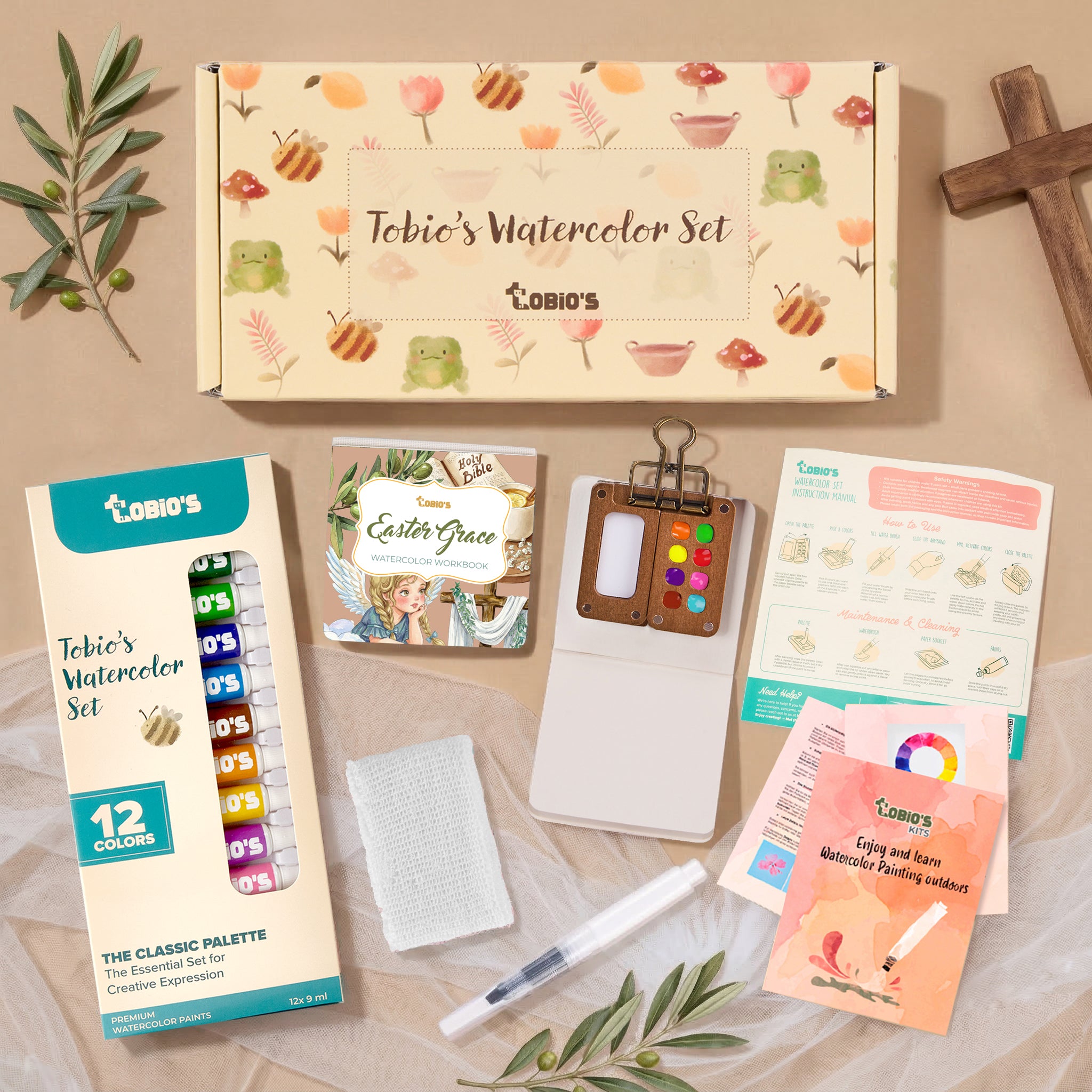 Watercolor Tutorials (Step-by-Step) | Tobio’s Kits